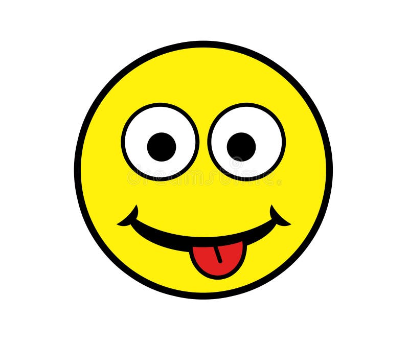 Silly Smiley stock vector. Illustration of white, design - 3191649