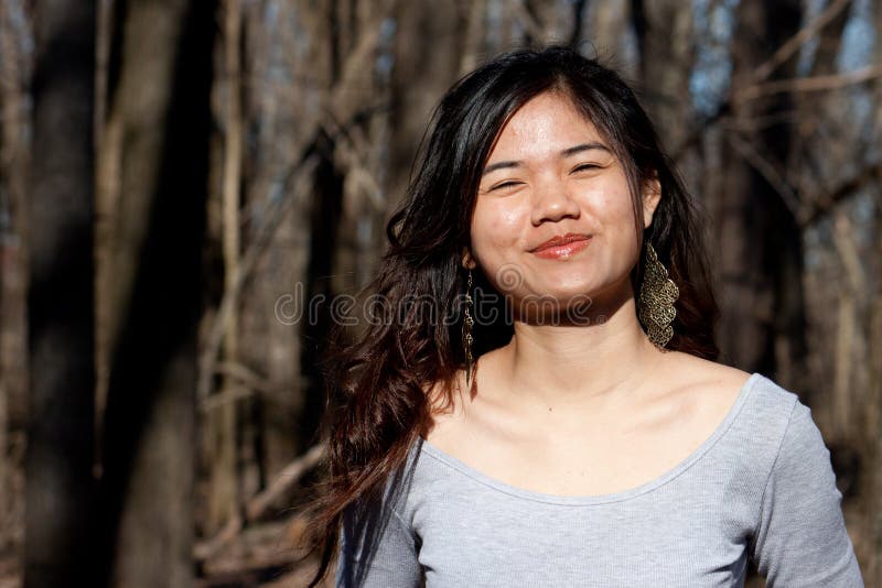 Silly Smiling Face stock photo. Image of hair, outdoors - 23565688
