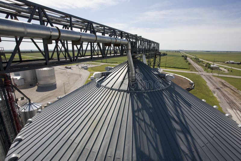 Silo de texture image stock. Image du bleu, coopératif - 9082285