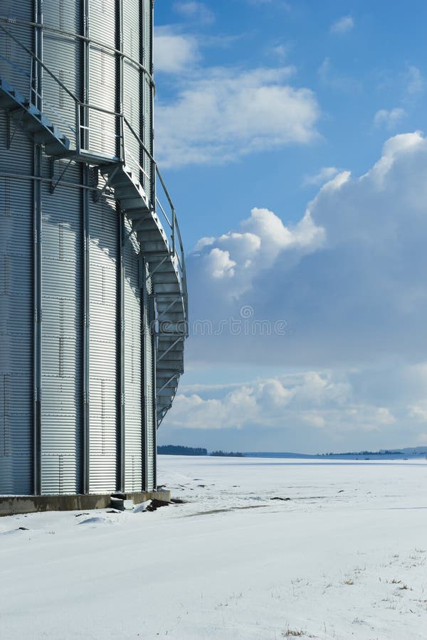 Silo for grain stock image. Image of construction, plant - 29368327