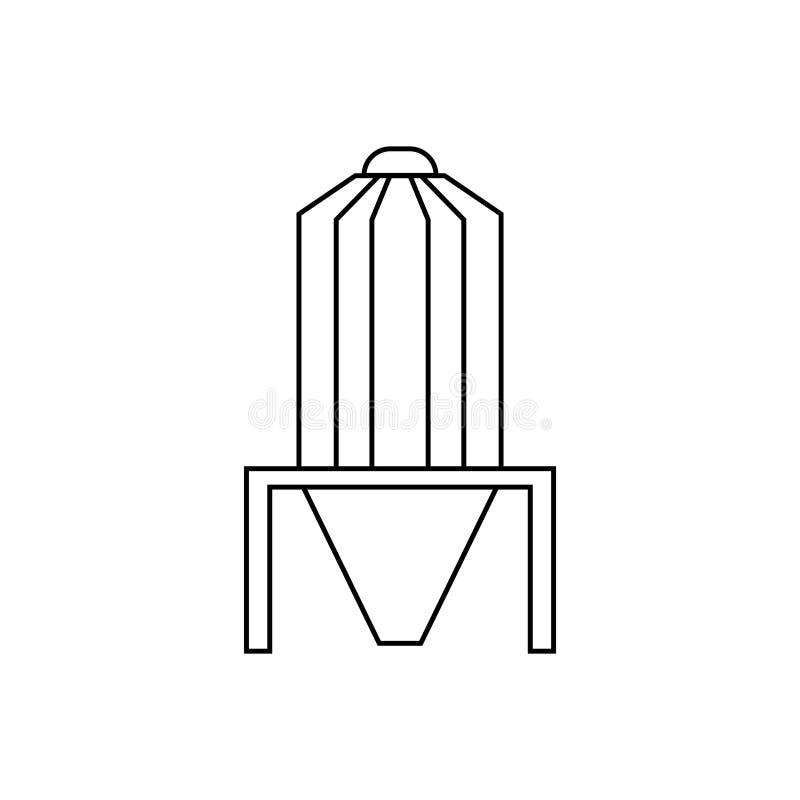 Silo icon stock vector. Illustration of sign, seed, symbol - 325896302