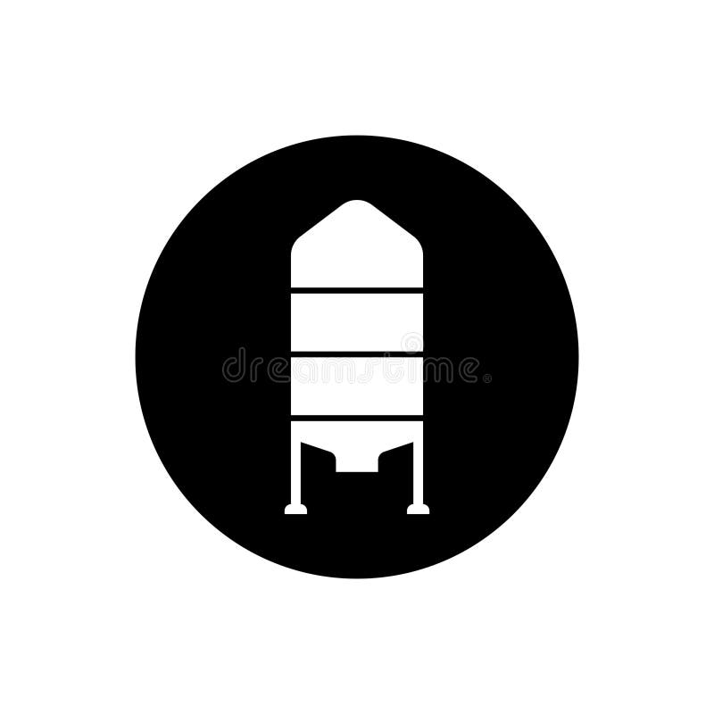 Silo icon vector design stock vector. Illustration of farming - 326020695
