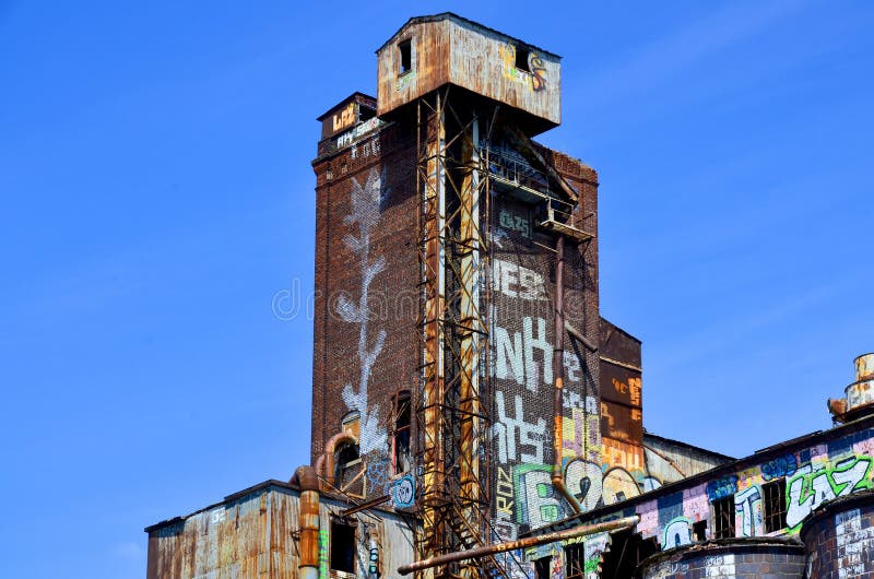 Silo No. 5, Was First Constructed between 1903 and 1906 Editorial Stock ...