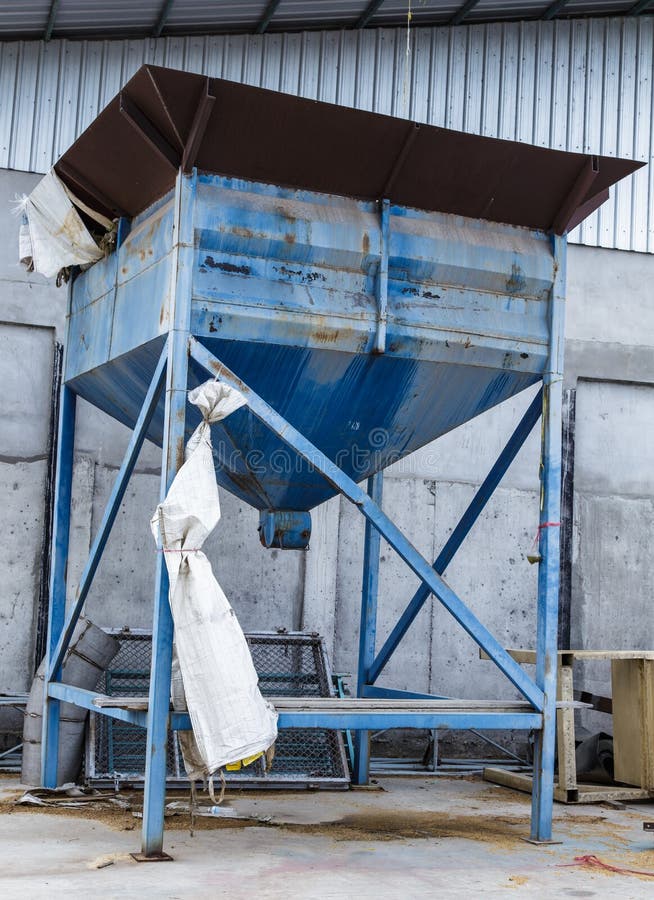 Silo stock image. Image of pipework, feeder, aggregate - 44861851