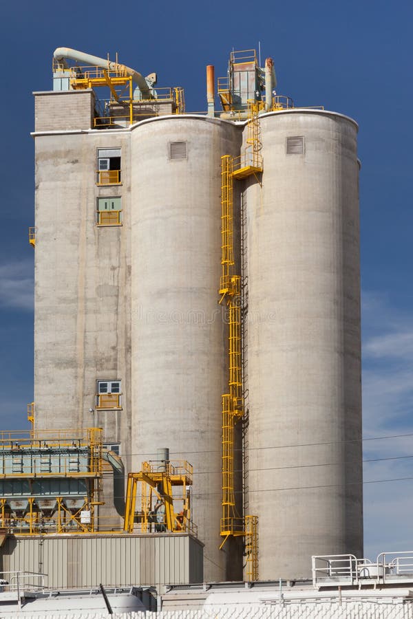 Mining Silo And Conveyor Belts On Platinum Mine Stock Image - Image of ...