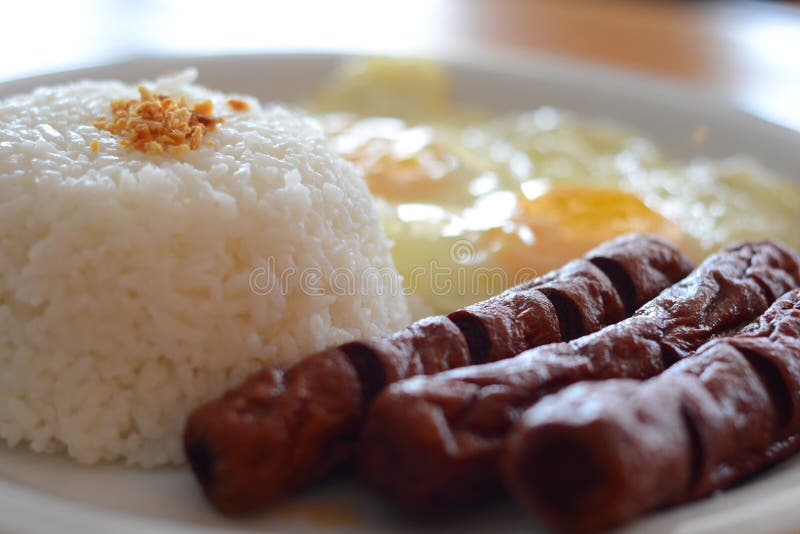 Silog del Footlong imagen de archivo. Imagen de frito - 106908209