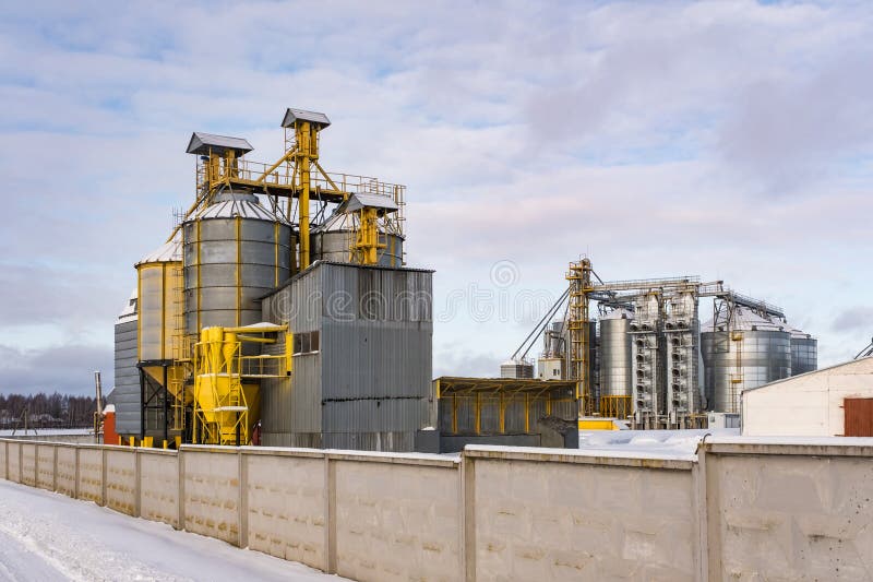 Silos and Agro-processing Plant for Processing for Drying Cleaning and ...