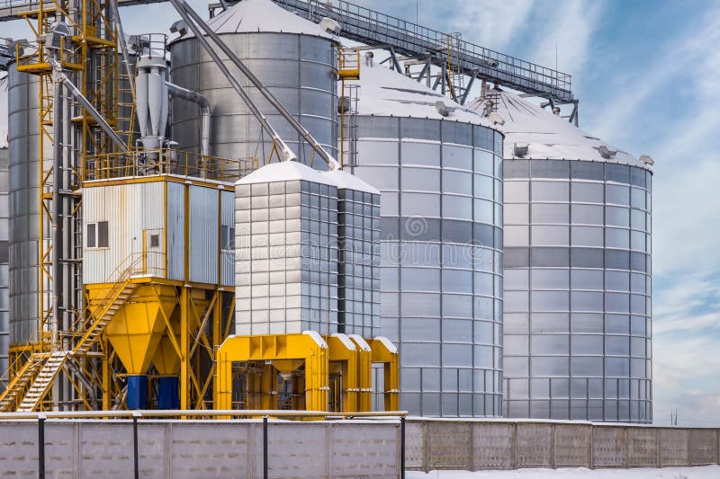 Silos and Agro-processing Plant for Processing for Drying Cleaning and ...