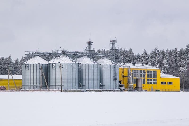 Silos and Agro-processing Plant for Processing for Drying Cleaning and ...