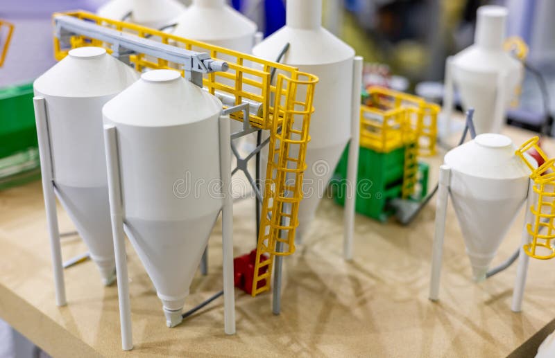 Silos and Bunkers for Bulk Materials. Bunkers for Storing and Loading ...