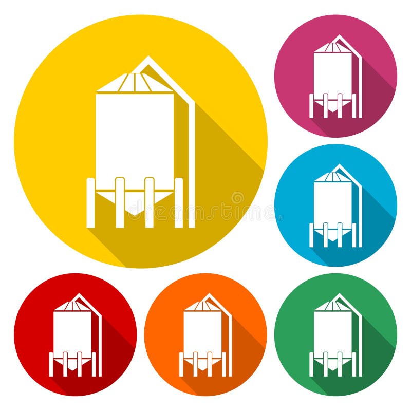 Silos Icon Stock Illustrations – 413 Silos Icon Stock Illustrations ...