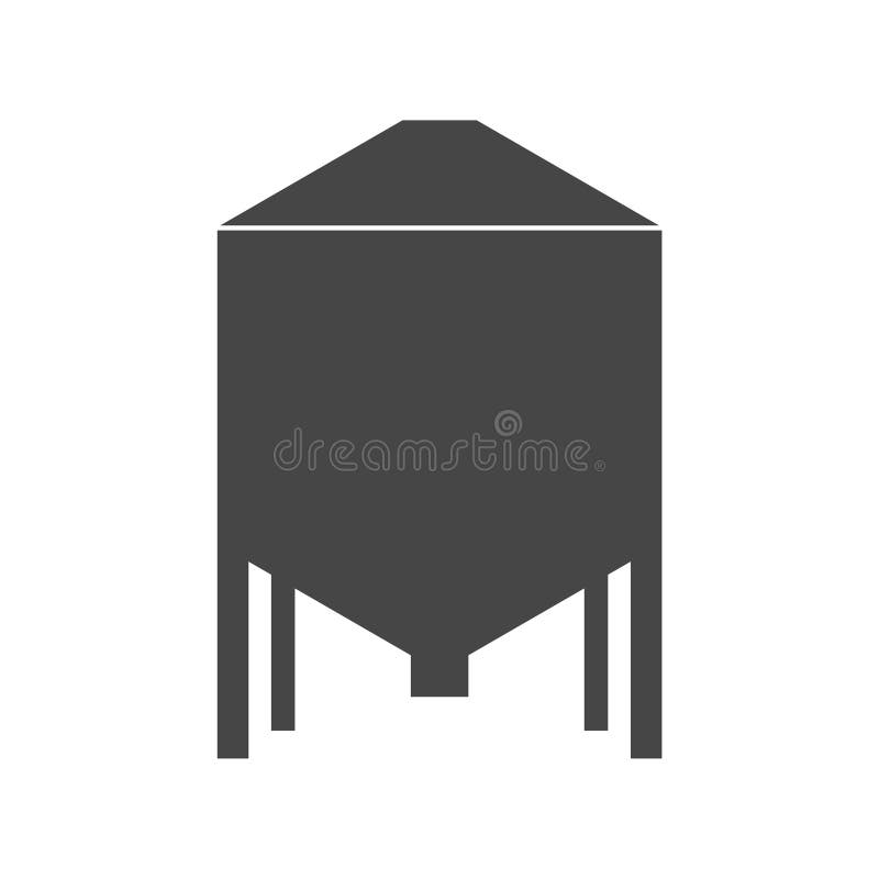 Silos storage icon stock vector. Illustration of agribusiness - 172346251