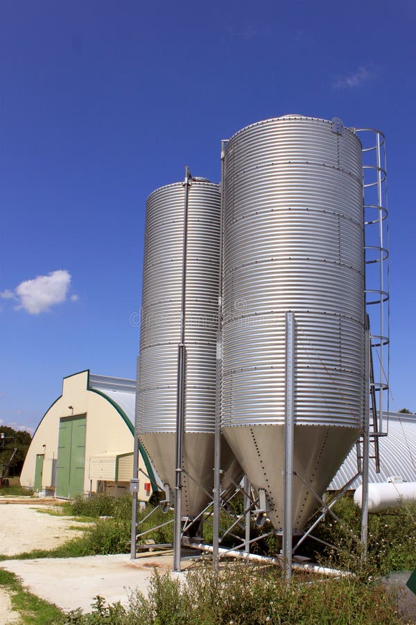 Silot for storing grain stock image. Image of food, peasant - 27709297