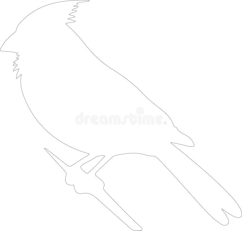 Silueta De Contorno Cardinal Del Norte, Ai Generativo Ilustración del ... Silueta De Contorno Cardinal Del Norte, Ai Generativo Ilustración del ...