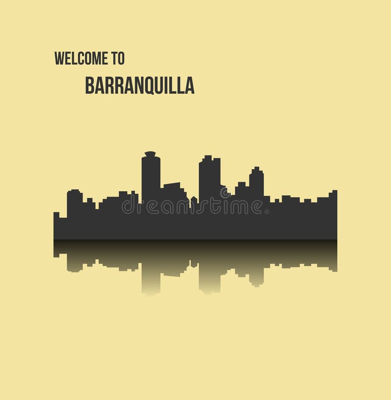 República De La Ciudad De Barranquilla Colombia Atlantico Mapa De ...
