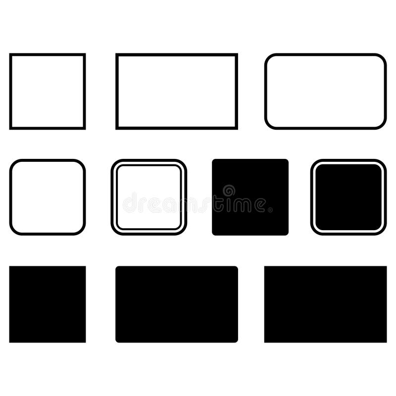 Silueta rectangular ilustración del vector. Ilustración de leopardo ...