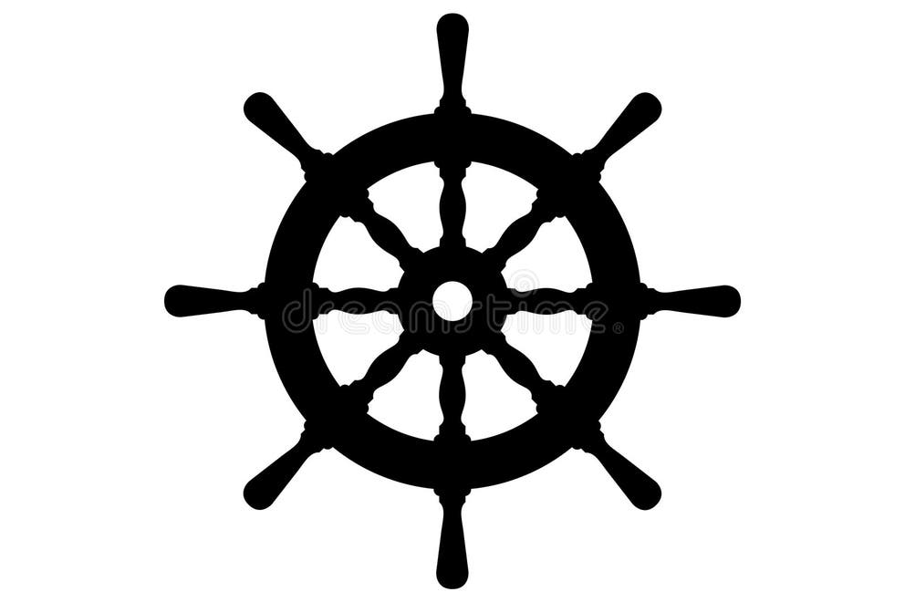 Silueta Vectorial De Un Timador De Buques Ilustración del Vector ...