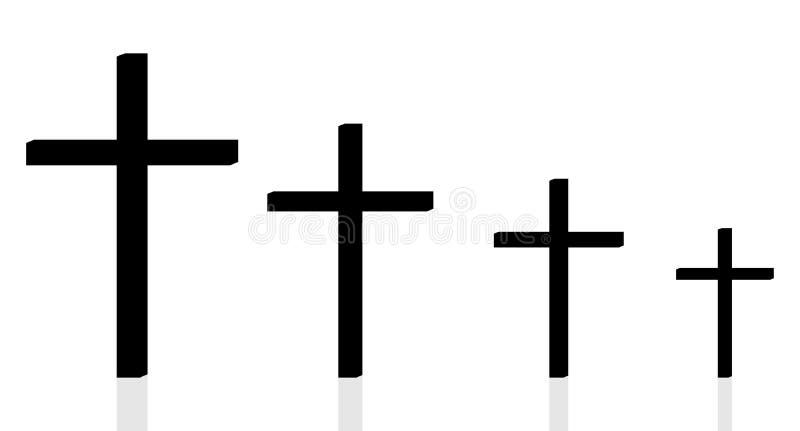 Siluetta Di Vettore Di Un Incrocio Illustrazione Vettoriale ...