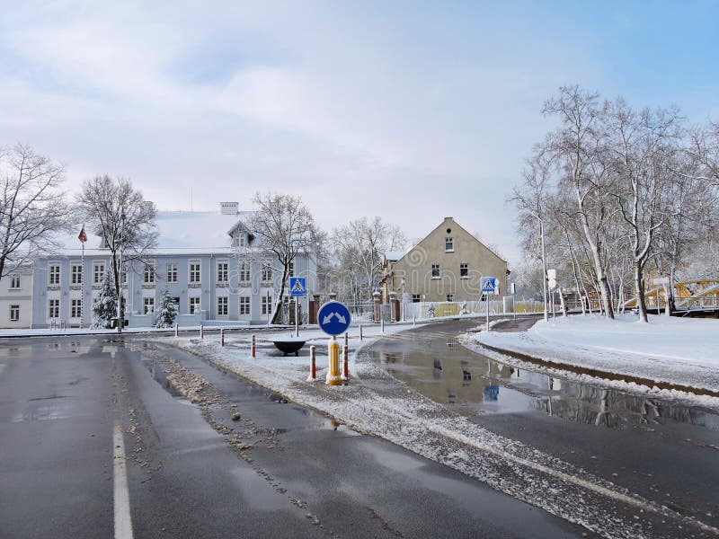 Silute town, Lithuania editorial image. Image of place - 90867170