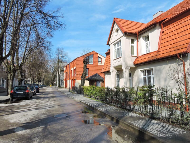 Silute town, Lithuania stock image. Image of lithuania - 69482905