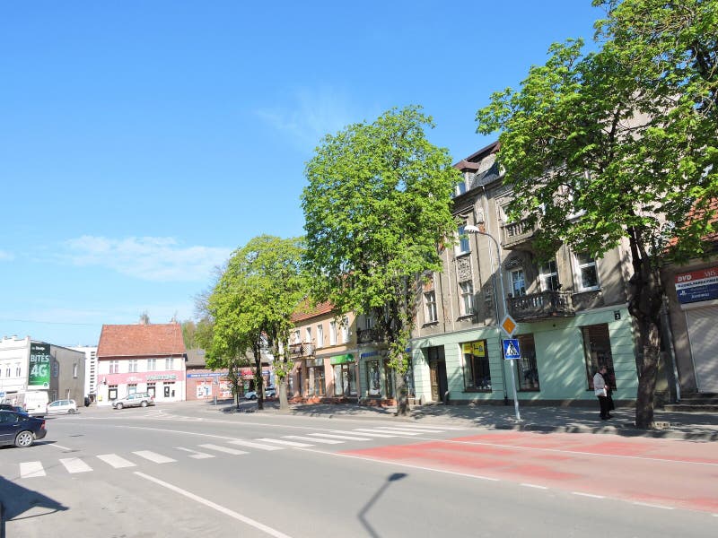 Silute town , Lithuania stock photo. Image of beautiful - 90965034