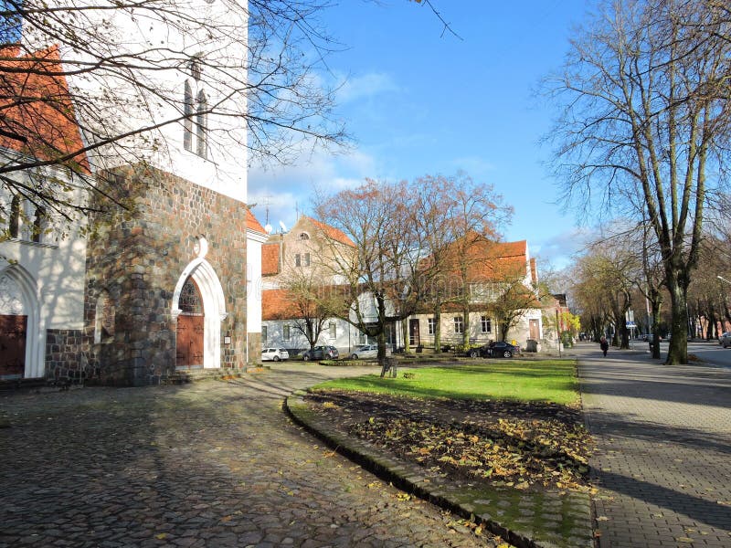 Silute Town Street , Lithuania Editorial Image - Image of landmarks ...