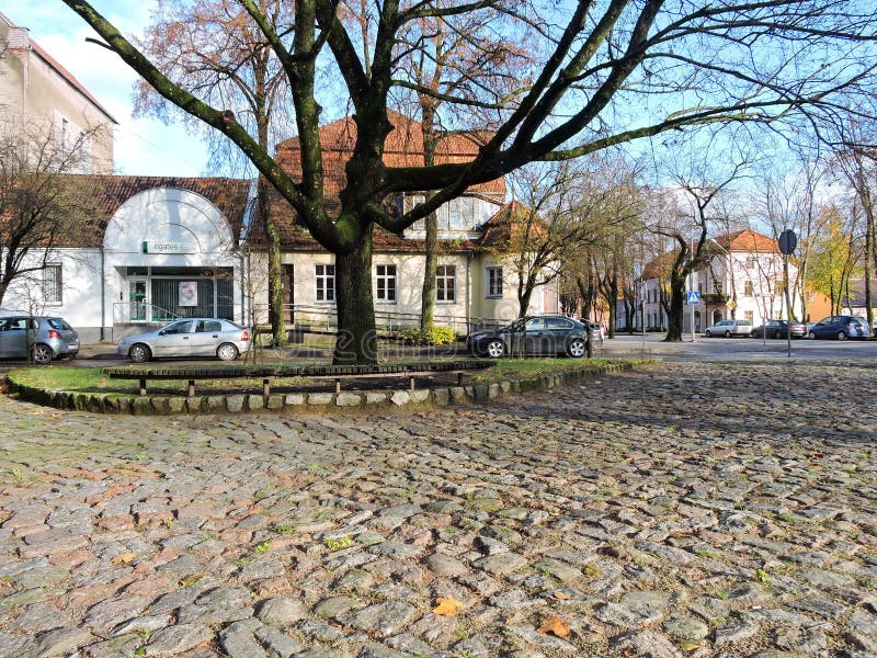 Silute Town Street , Lithuania Editorial Image - Image of landmarks ...