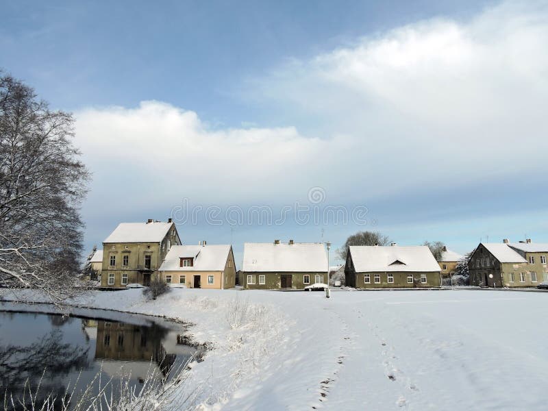 Silute town , Lithuania stock photo. Image of beautiful - 90965034