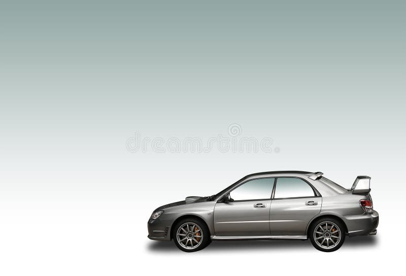 Silver 4WD rally car stock photo. Image of auto, reflection - 4106586