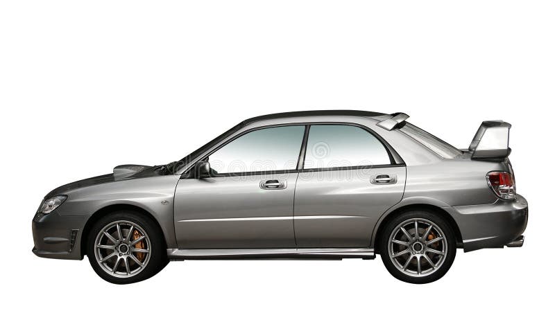 Silver 4WD Rally Car Isolated Stock Image - Image of isolated, sports ...