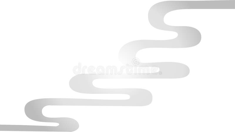 Silver Abstract Curve Design Stock Vector - Illustration of pattern ...
