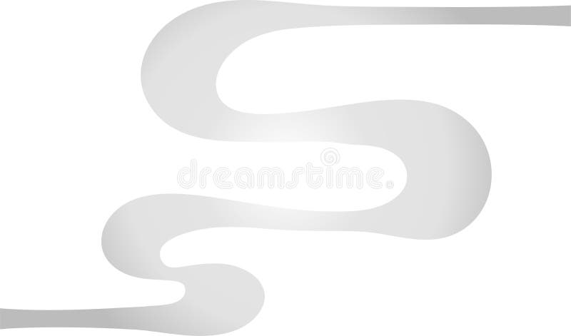 Silver Abstract Curve Design Stock Vector - Illustration of style ...