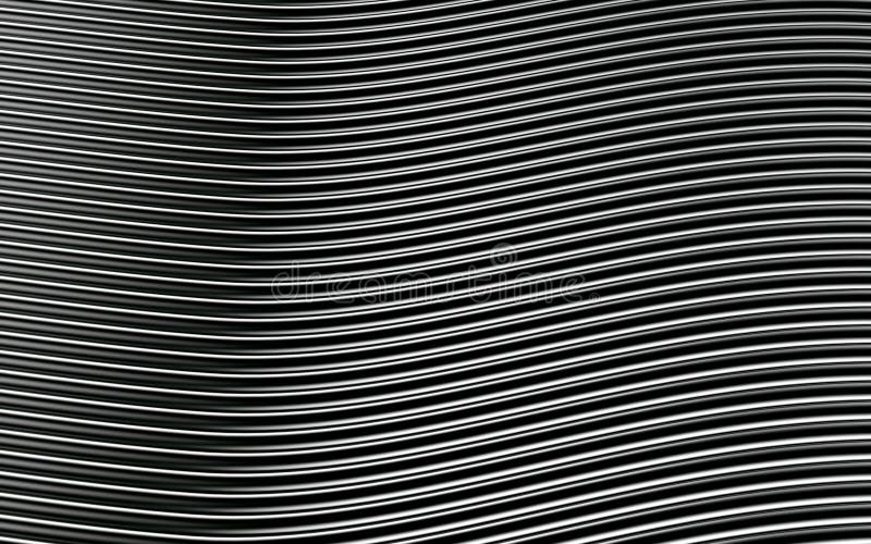 Silver Abstract Image of Lines Background. 3d Render Stock Illustration ...