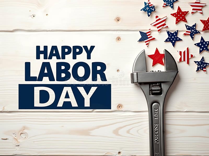 Lobor Day stock illustration. Illustration of label - 377601905