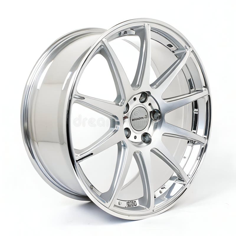 Silver Alloy Wheel stock illustration. Illustration of wheels - 356322711