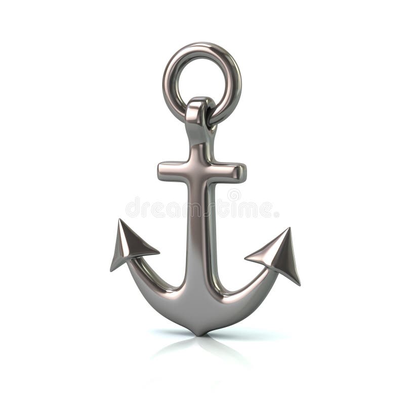 Silver Anchor Stock Illustrations – 741 Silver Anchor Stock ...