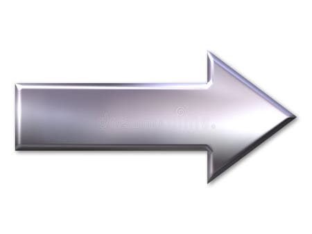 Silver arrow stock illustration. Illustration of lines - 1316167