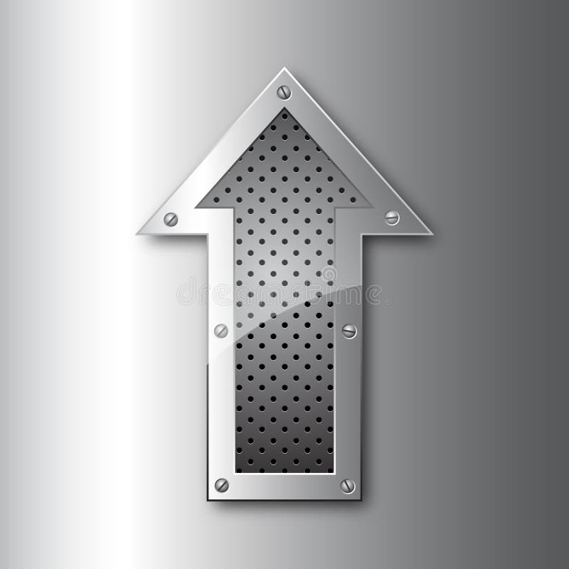 Silver arrow stock illustration. Illustration of lines - 1316167