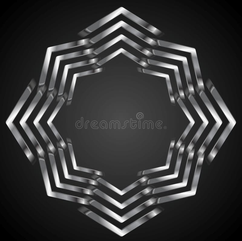 Silver logo stock vector. Illustration of easy, eps10 - 22745421