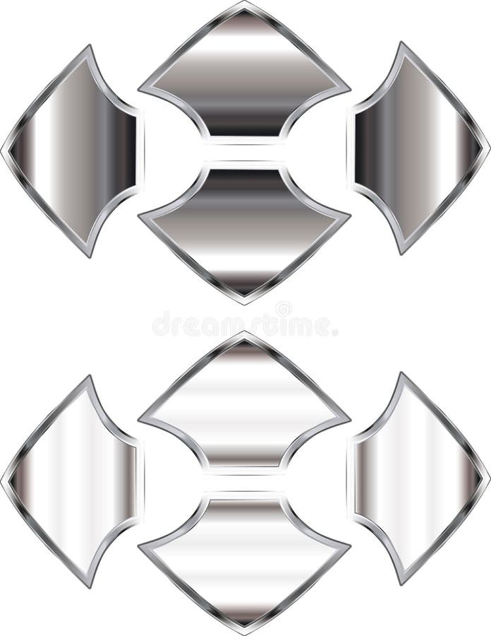 Silver arrows stock illustration. Illustration of circular - 42798045