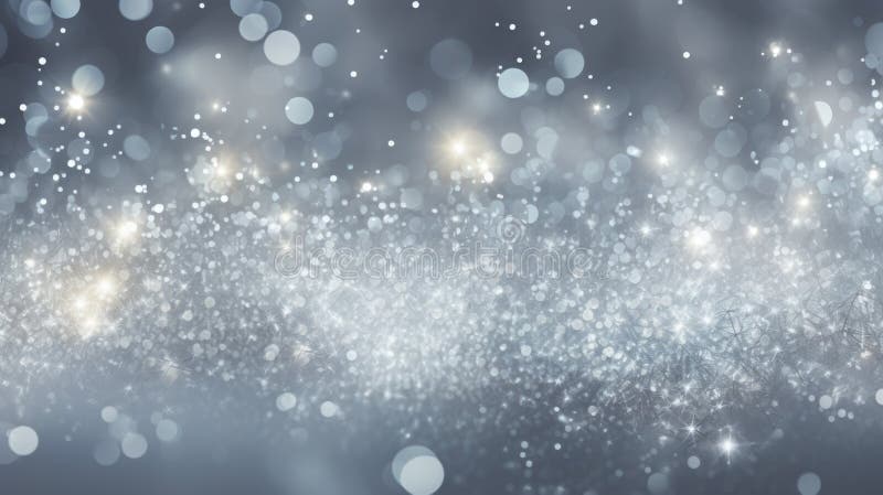 Silver Background with Shining Flashes, Abstract Illustration Stock ...