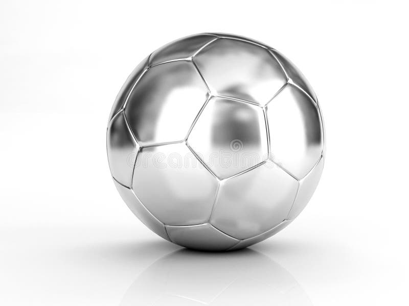 Silver ball stock illustration. Illustration of path, play - 3984907