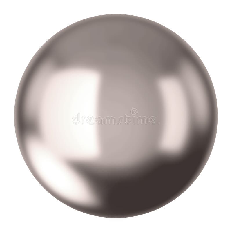 Silver ball stock illustration. Illustration of steel - 55381242