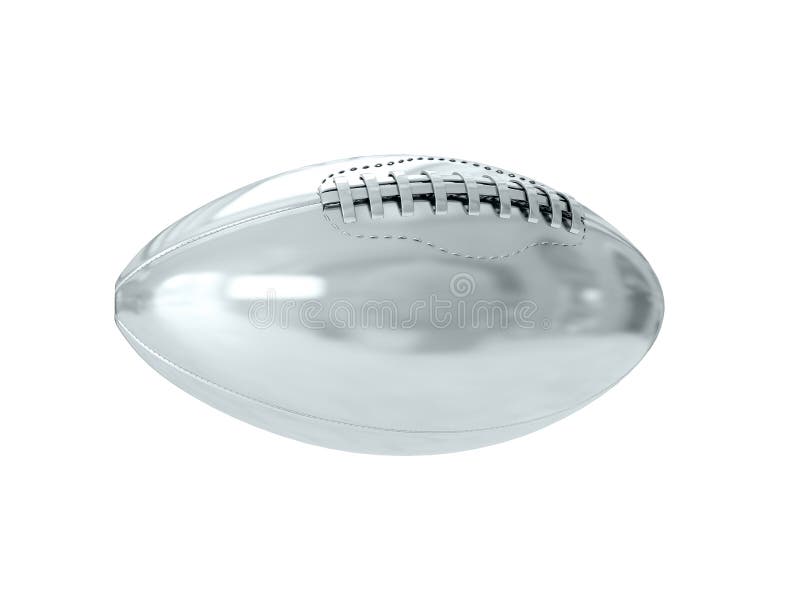 Silver ball. 3D rendering stock image. Image of recreational - 77669753