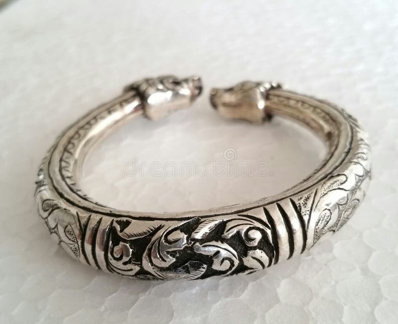 Silver Bangle stock photo. Image of female, bangle, graphic - 80134754