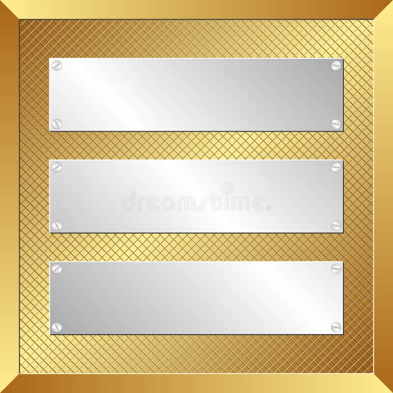 Silver Banners stock vector. Illustration of header, ribbons - 17086144