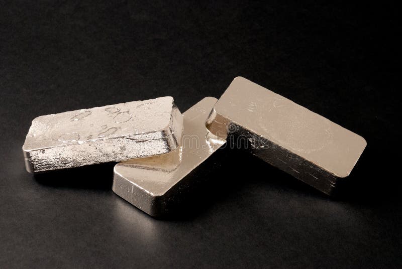 Silver bars stock image. Image of precious, troy, jewelery - 13809437