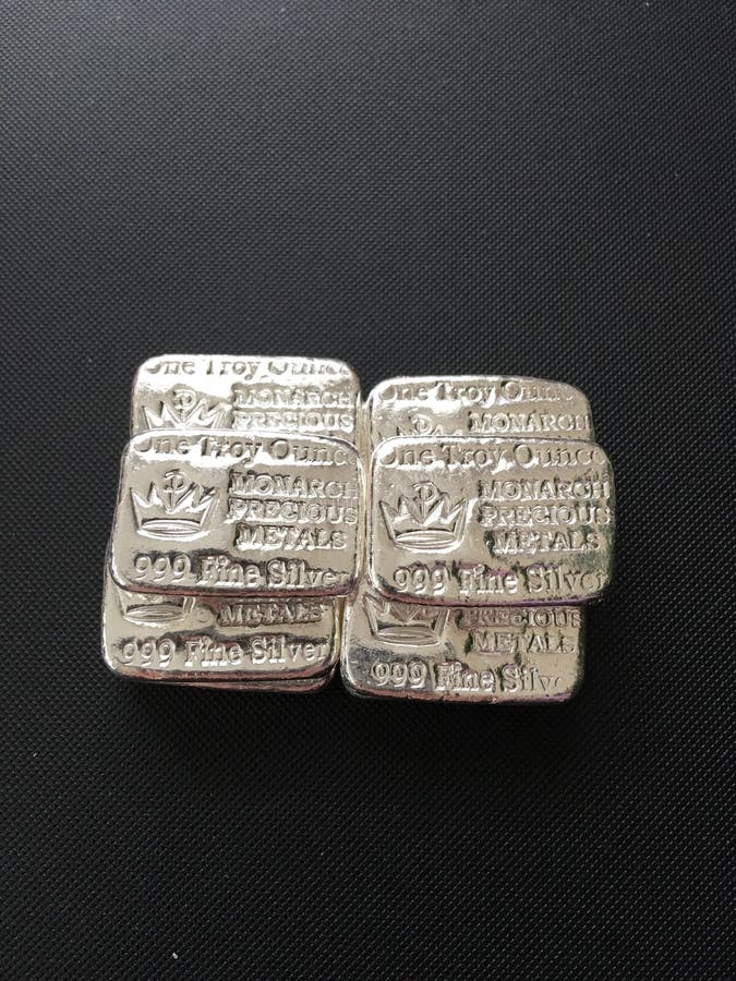 Silver bars stock photo. Image of silver, poured, stamped - 114089840
