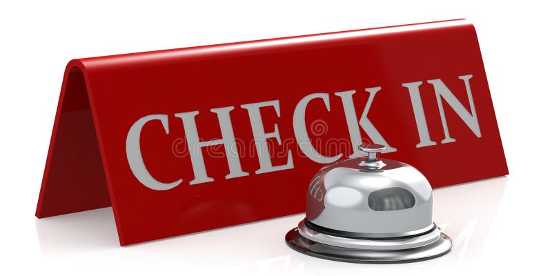 Silver Bell with Check in Sign Stock Illustration - Illustration of ...