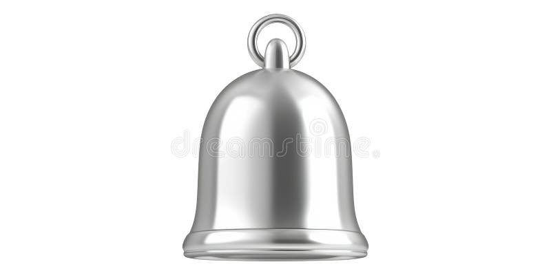 Silver Bell Icon Isolated on Transparent Background Stock Image ...